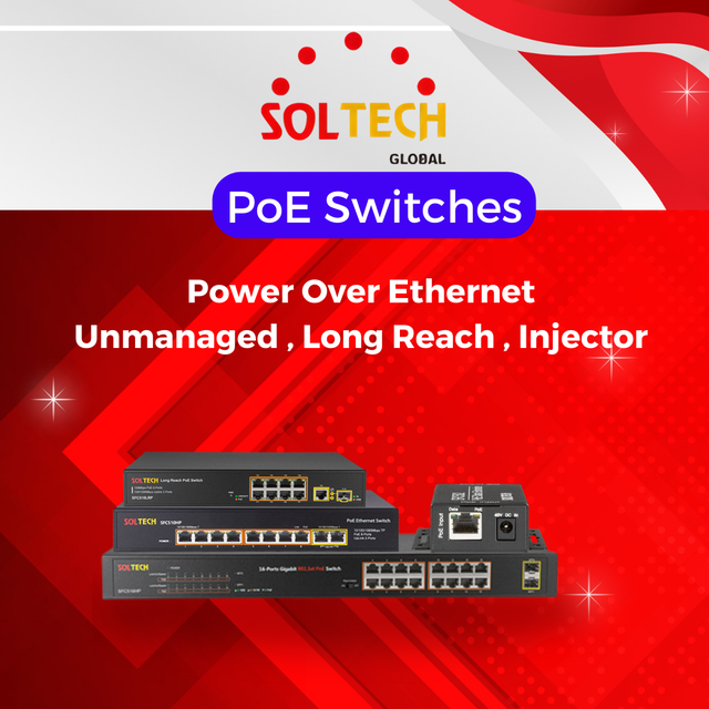 Discover High-Performance SOLTECH PoE Switches - Soltech Singapore | SOLTECH SINGAPORE